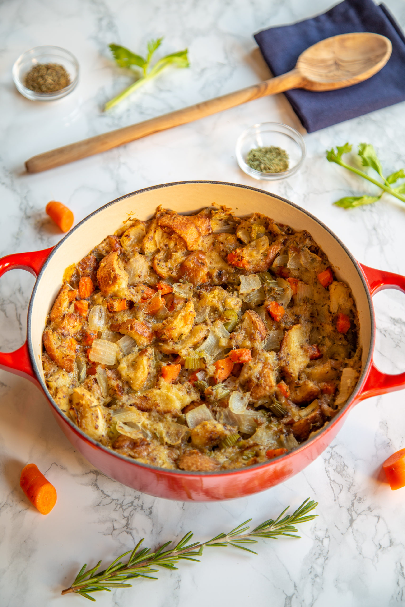 Holiday Vegan Stuffing (Dressing) - Revolutionary Chef