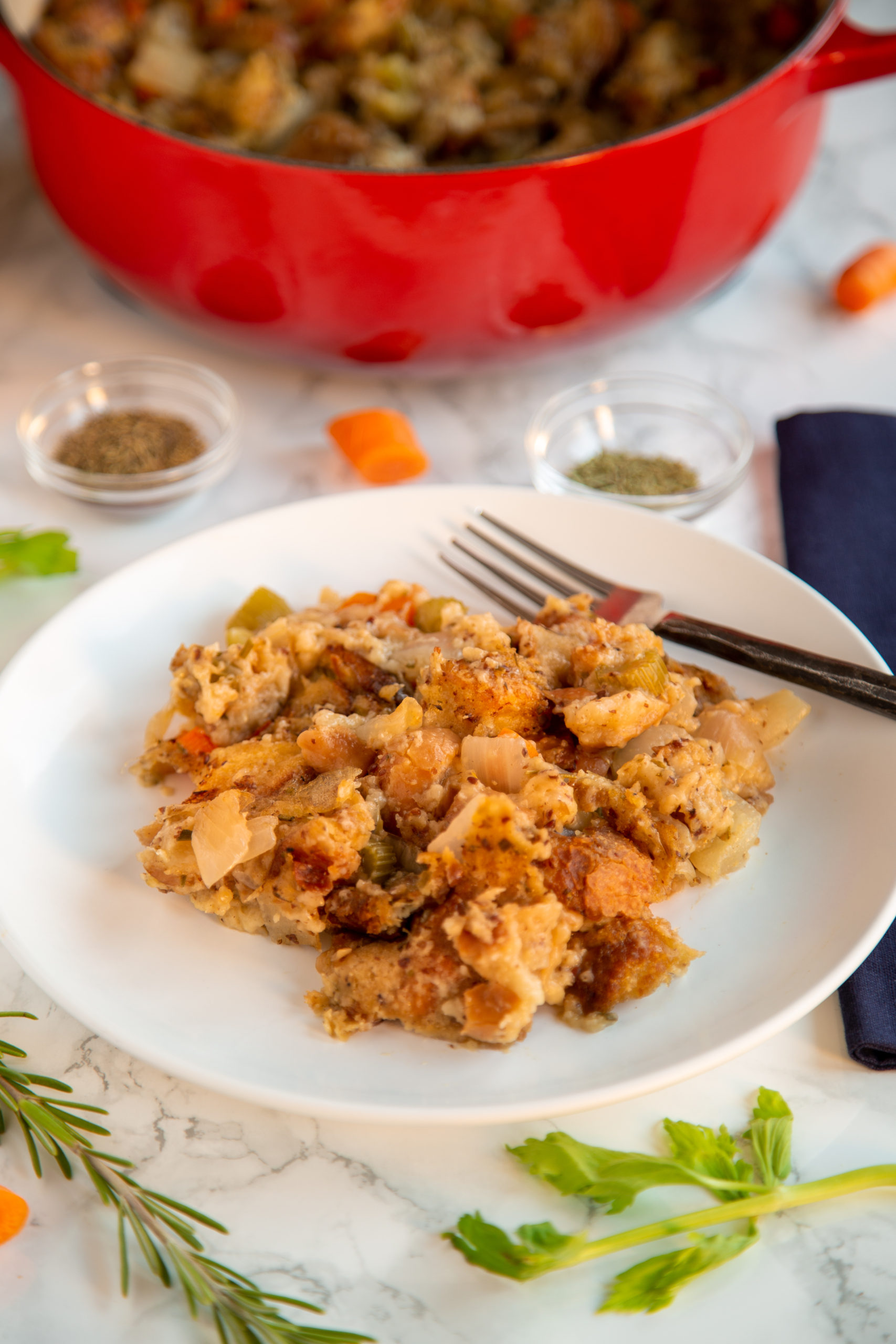 Holiday Vegan Stuffing (Dressing) - Revolutionary Chef